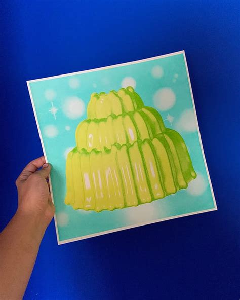 Alex Luciano Radioactive Jello Riso Print Pinkys Melbourne