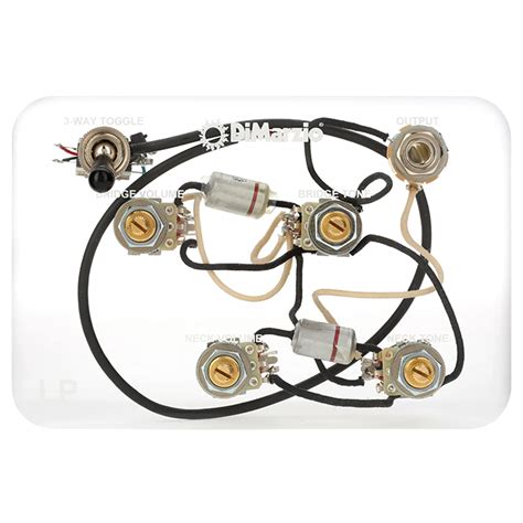 Les Paul Pushpull Wiring Harness Dimarzio Europe