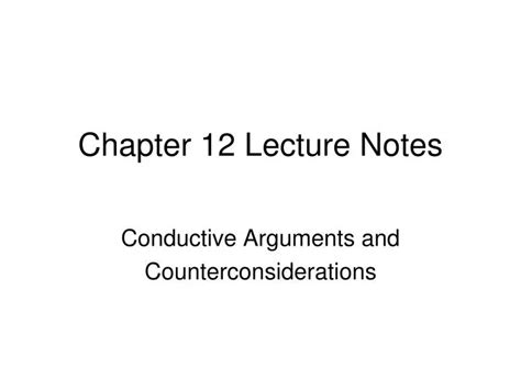 ppt chapter 12 lecture notes powerpoint presentation free download