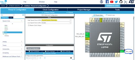 stm32 proteus simulation library bluepill stm32f103c6