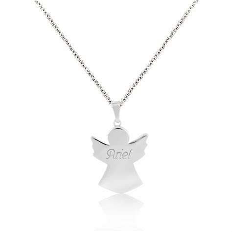 Collana Angelo Custode In Argento 925 Flores Gioielli