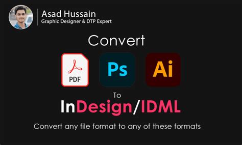 Convert Pdf To Idml Formatting Design Indesign Layout By