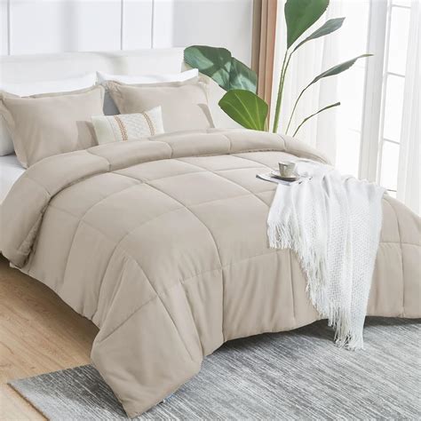 Cozylux Twin Twin Xl Comforter Set Beige Twin Size Comforter 2 Pieces Box