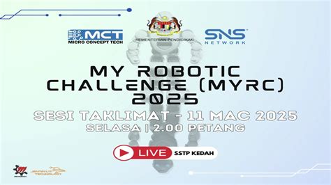 📢 Taklimat Program Myrc25 My Robotic Challenge 🤖🚀 Youtube