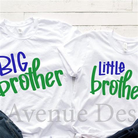 Big Brother Little Brother Svg Etsy