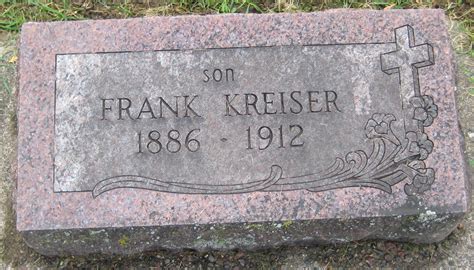 Frank John Kreiser 1886 1912 Monumento Find A Grave
