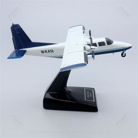 Custom Britten Norman Bn 2t 4s Defender Wooden Model M Kasi