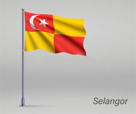 Bendera Negeri Selangor Png Download Wallpapers Selangor Flag 4k Silk
