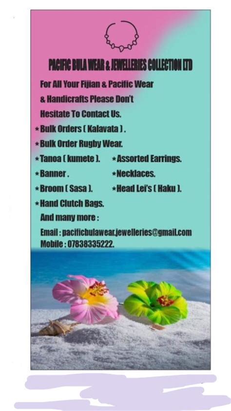 Pacific Bula Wearandjewelleries Collection Ltd