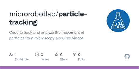 Github Microrobotlab Particle Tracking Code To Track And Analyze The
