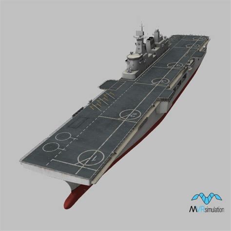 Type 075cngrey 3d Model Mvrsimulation
