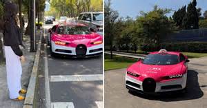 Bugatti Se Vuelve Viral Al Ser Transformado En Taxi De La Cdmx No