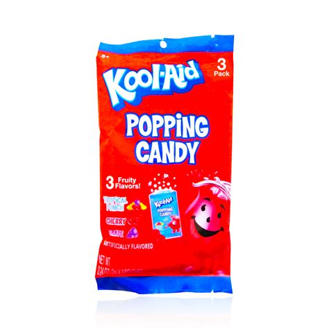Kool Aid Popping Candy 3pk 21g United Sweets