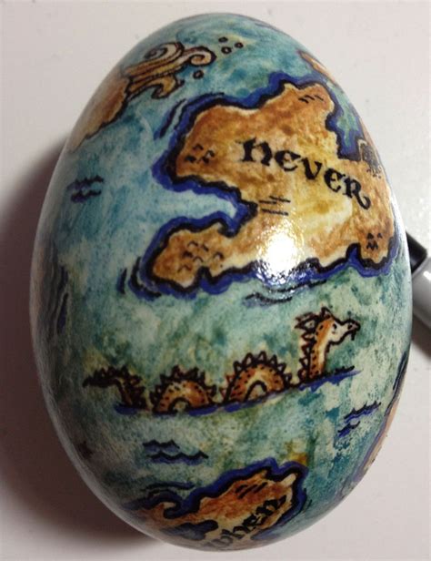 Egg Map Decor Art