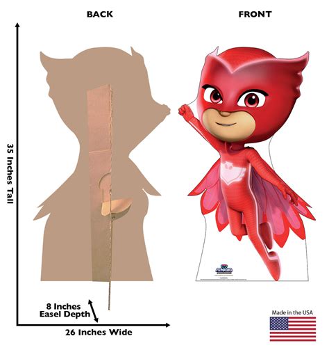 Pj Masks Super Owlette Standee Custom Party Decoration