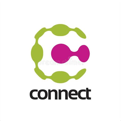 Connect Technology Logo Stock Vector Illustration Of Connectivity