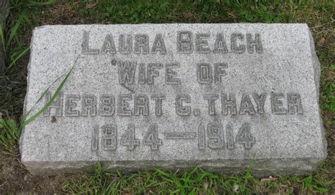 Laura A Beach Thayer 1844 1914 Memorial Find A Grave