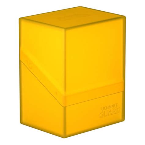 Ultimate Guard Boulder Deck Case 80 Standard Size Amber Zatu Games