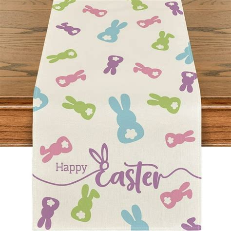 Bemona Easter Table Runners Easter Table Runner Spring Summer Seasonal