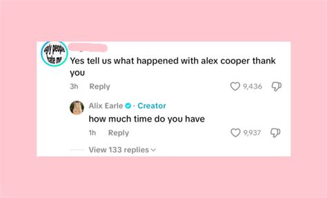 Alix Earle Seemingly Confirms Alex Cooper Feud And Says She Has So