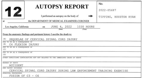 Attorney Claims Lapd Officers Death During Training Was No Accident