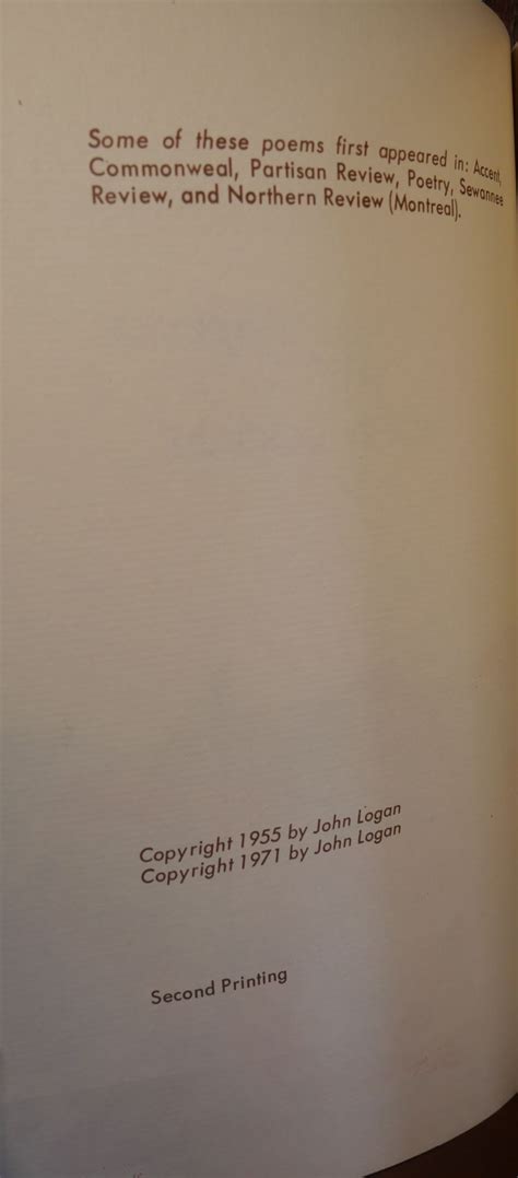 Cycle For Mother Cabrini By John Logan 1971 Second Edition Signed