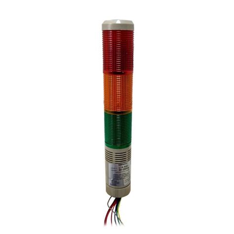 Torre Luminosa 90260vca Led 3 Cores Sinalização Contínua Intermitente