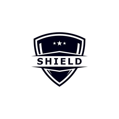 Shield Company Logo Abstract Symbol Of Security Shield Icon Security