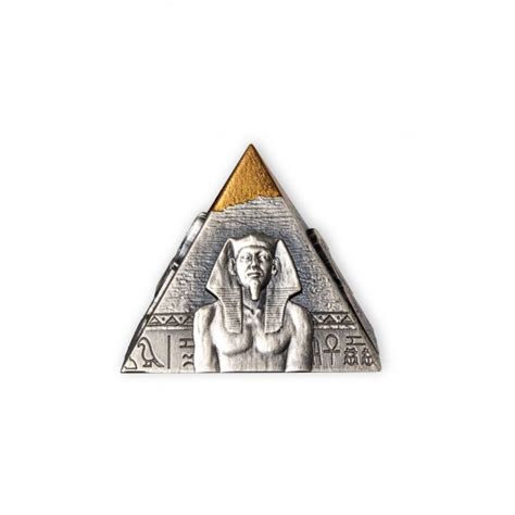 Věhlasná Rachefova Pyramida V Gíze Na Exkluzivní Stříbrné Minci