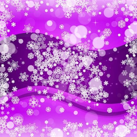Premium Vector Christmas And New Year Ultra Violet Snowflakes