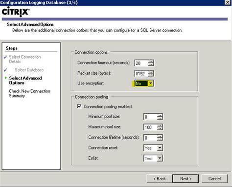 how to set up a configuration logging database for xenapp 6 5 learn