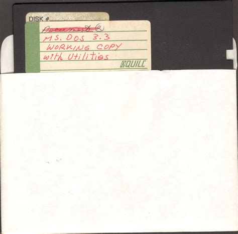 Ms Dos 33 Working Copy With Utilities Microsoft Free Download