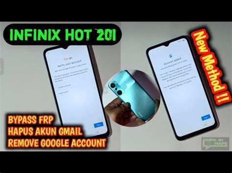 Bypass FRP II Reset Google Account II INFINIX HOT 20i Android 12 New Methode YouTube