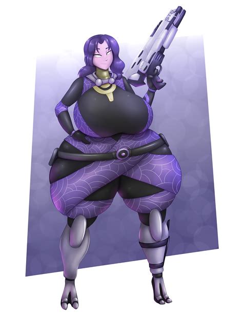 Rule 34 Alien Breasts Female Holding Gun Large Breasts Marauder6272