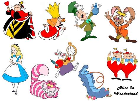 Alice In Wonderland Characters By Slinkysis3 Alice In Wonderland