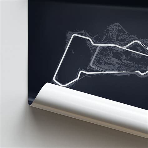 Collie Motorplex Racetrack Print Illustrated Tracks