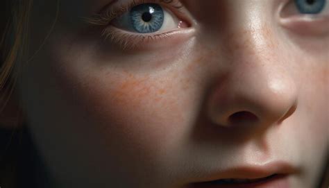 Premium Ai Image Cute Caucasian Girl Smiling Looking At Camera