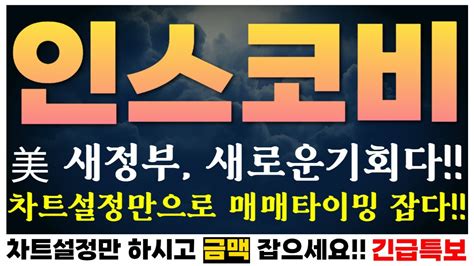 인스코비 전망 인스코비목표가는 물론 차트설정만으로 대시세 잡아낼수 있는 금맥 차트설정 공개하겠습니다 인스코비차트분석 인스코비전략 아피메즈관련주 Youtube