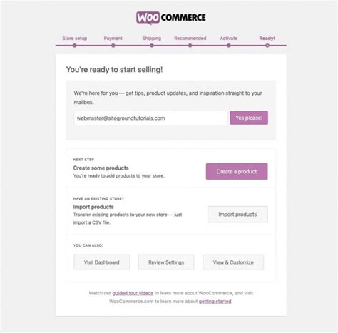 WordPress Shopping Cart Tutorial SiteGround Tutorials