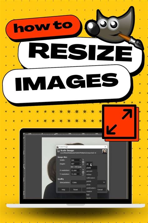 resize images in gimp step by step tutorial