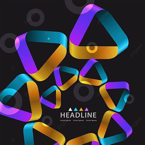 Brochure Header Layout Template Pattern Card Design Vector Pattern