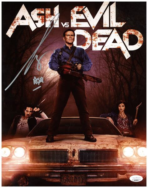 Bruce Campbell Signed 11x14 Photo Ash Vs Evil Dead Authentic Autograph