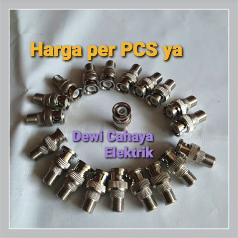 Conektor Bnc Drat Cctv Jack Cctv Bulat Drat Jek Bnc Bulat Drat Jack Cctv Bulat Stainless