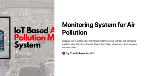 Monitoring System For Air Pollution