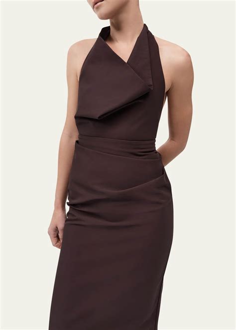 St Agni Structural Tie Dress Bergdorf Goodman