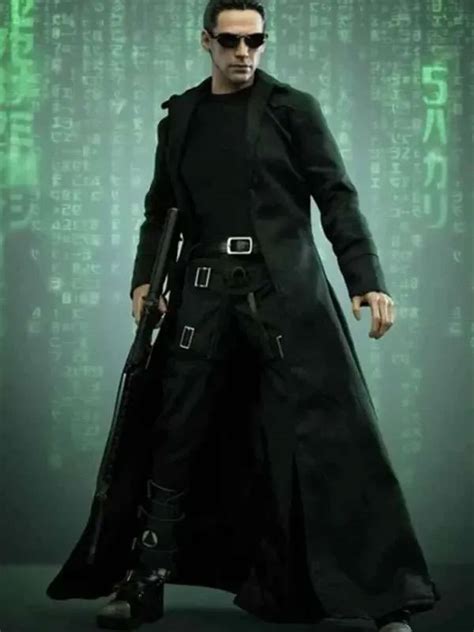 Shop Neo Matrix Trench Coat The Movie Fashion