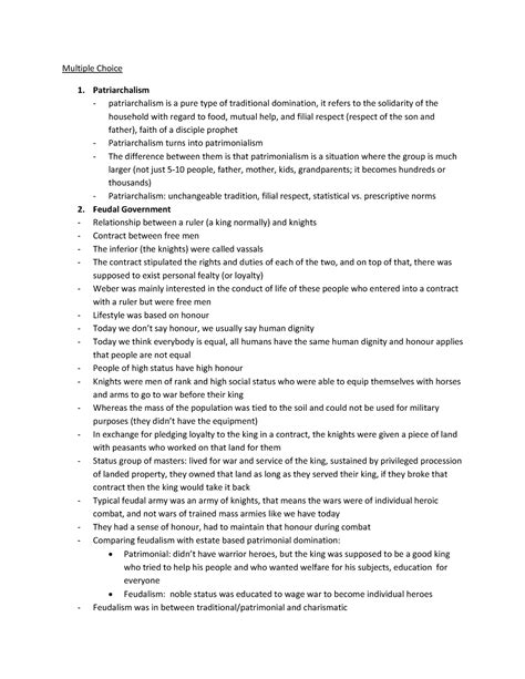 Soc3106 Test 2 Summary Weber And Weberian Analysis Warning Tt