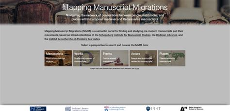 Mapping Manuscript Migrations New Portal Launched