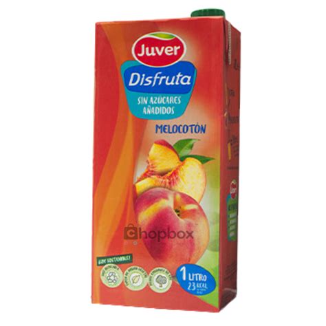 Juver Disfruta Peach Juice 1ltr Chopbox