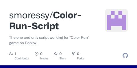 GitHub Smoressy Color Run Script The One And Only Script Working For Color Run Game On Roblox
